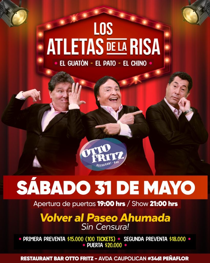 Los Atletas de la Risa: Volver al paseo ahumada ¡Sin Censura! – eTickets